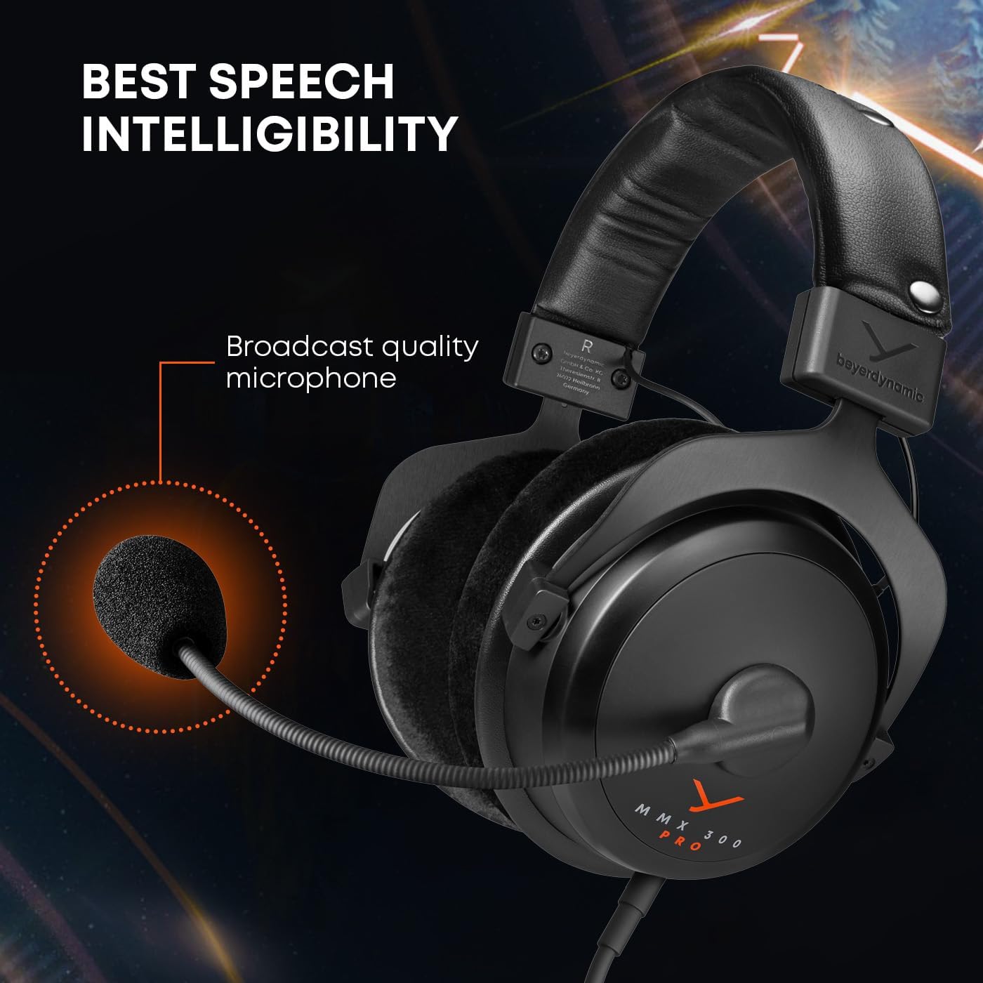 Beyerdynamic MMX300 PRO Gaming Headset with Boom Mic | Beyerdynamic ...