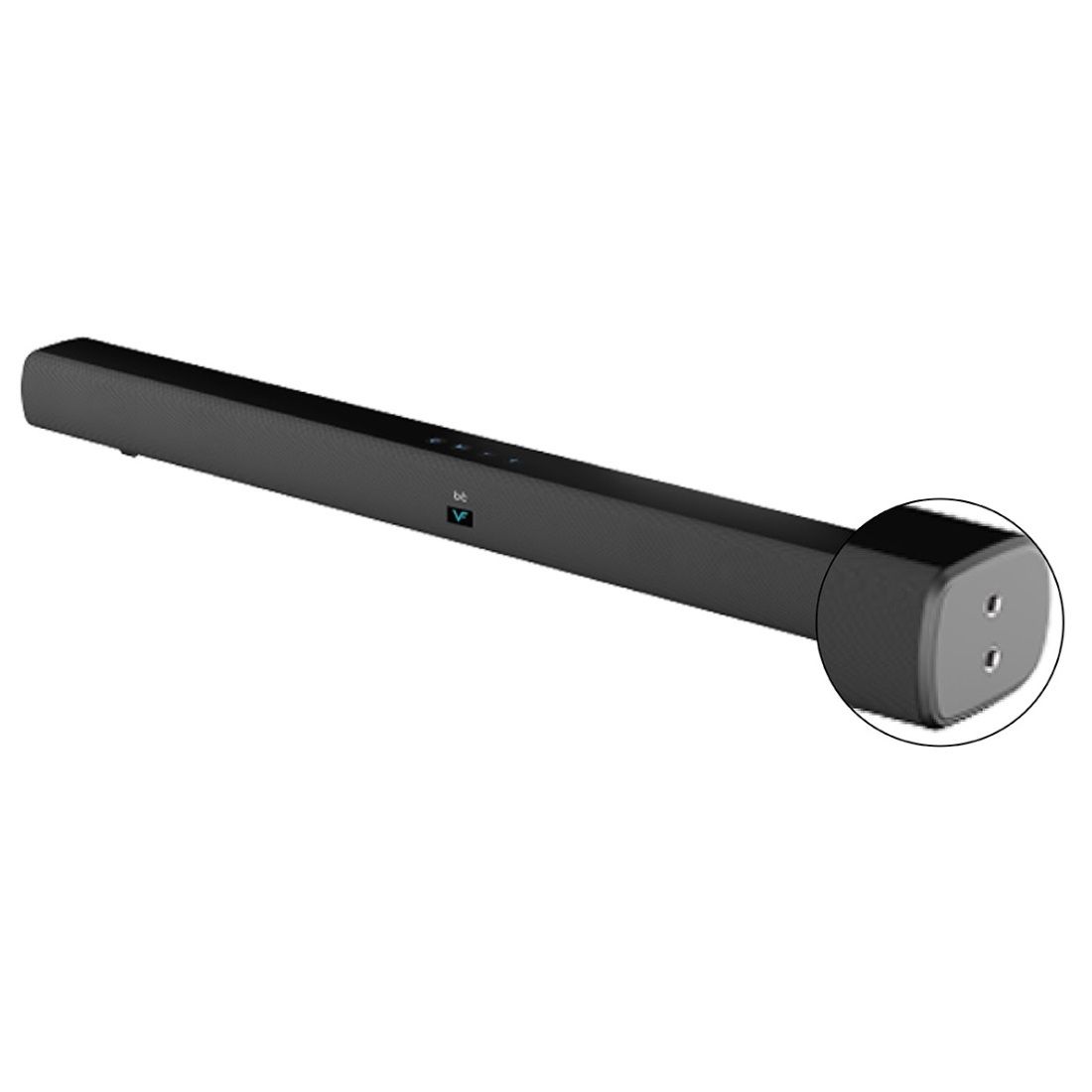 Vinnfier Hyperbar 600 BTRW Wireless Bluetooth Soundbar Speaker with 6.5 ...