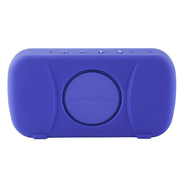 Monster SuperStar Wireless Bluetooth Portable Speaker - Neon Blue ...