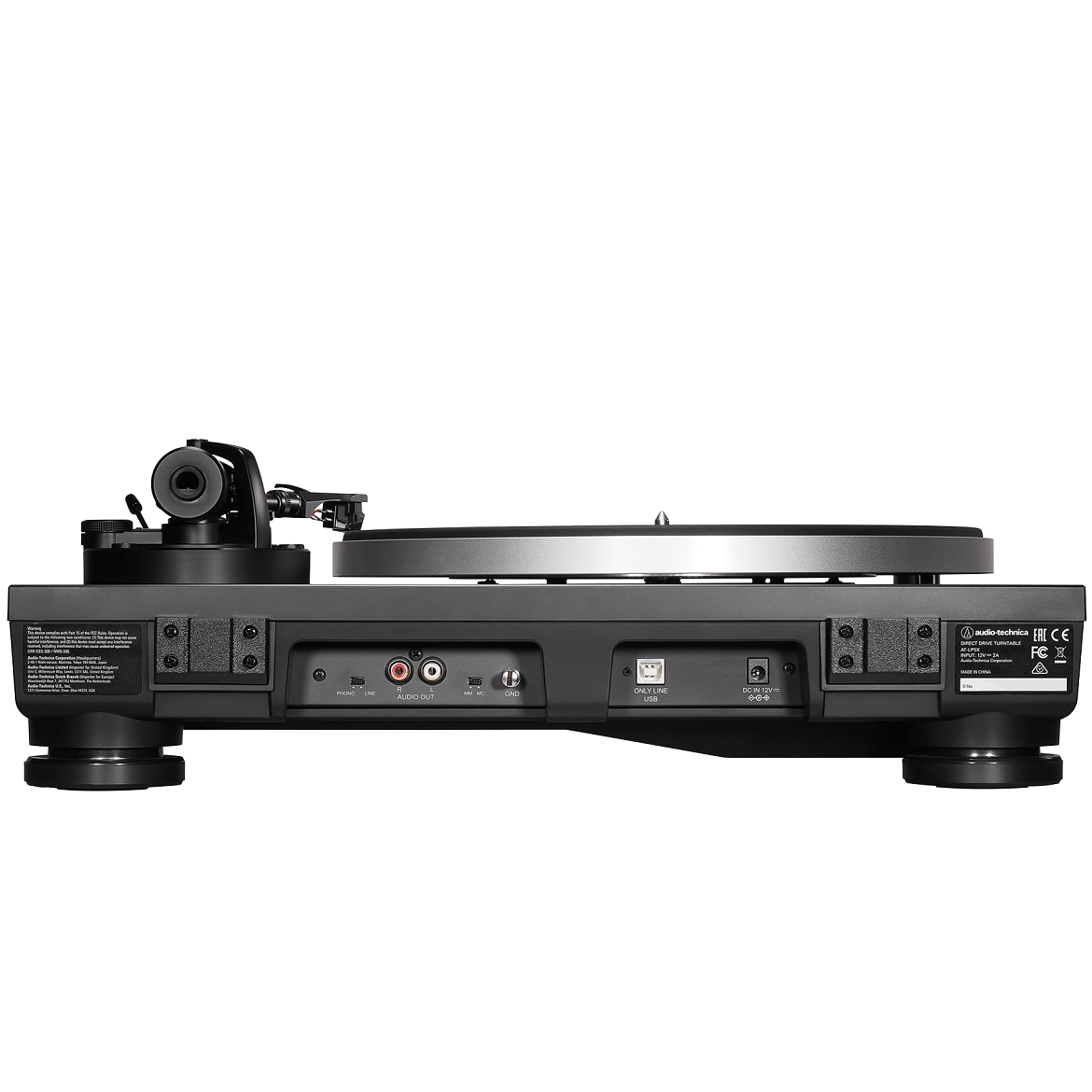 Audio-Technica AT-LP5X Fully Manual Direct-Drive Digital Turntable (USB ...