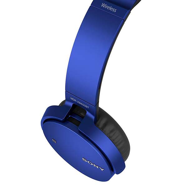 Sony MDR-XB650BT Wireless Bluetooth On-Ear Headphone - Blue | Sony ...