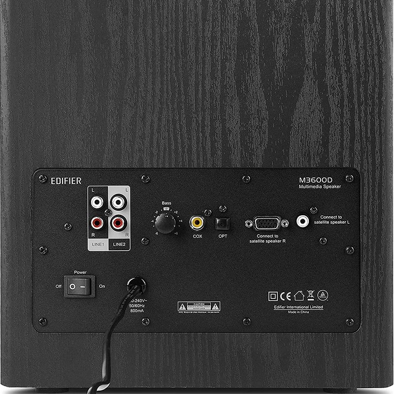 M3600D 2.1 Desktop Bookshelf Speaker System | Edifier Singapore