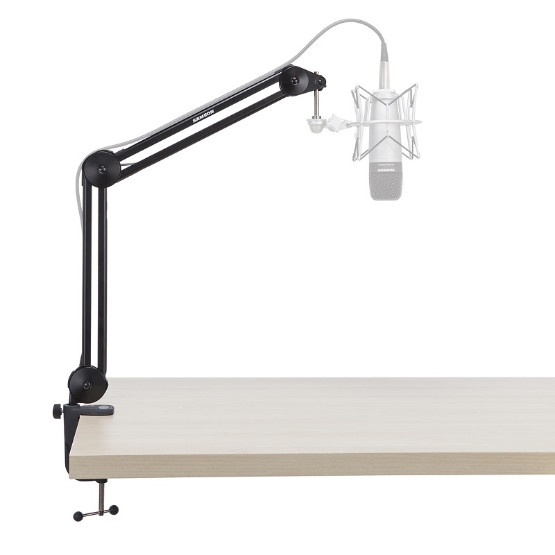 MBA38 38" Broadcast Podcast Live Streaming Vlogging Desk Clamp Boom Arm ...