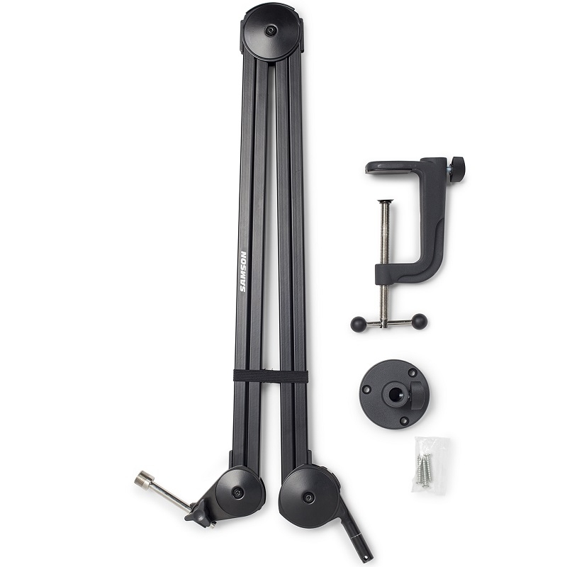 MBA38 38" Broadcast Podcast Live Streaming Vlogging Desk Clamp Boom Arm ...