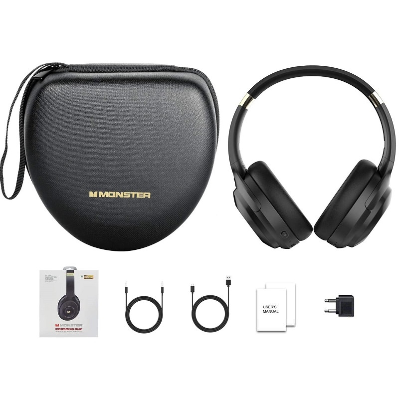 Persona Wireless Bluetooth Active Noise-Cancelling Over-the-Ear ...