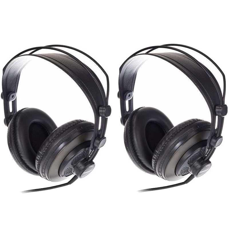 Samson SR850 (2-Pack) Professional Semi Open-Back Studio Reference Over ...