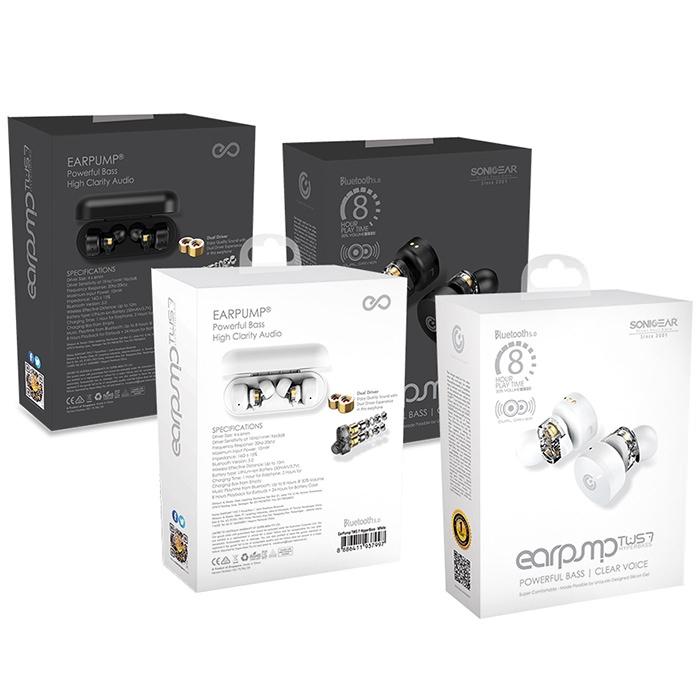 SonicGear Earpump TWS 7 Hyperbass True Wireless Bluetooth In-Ear ...