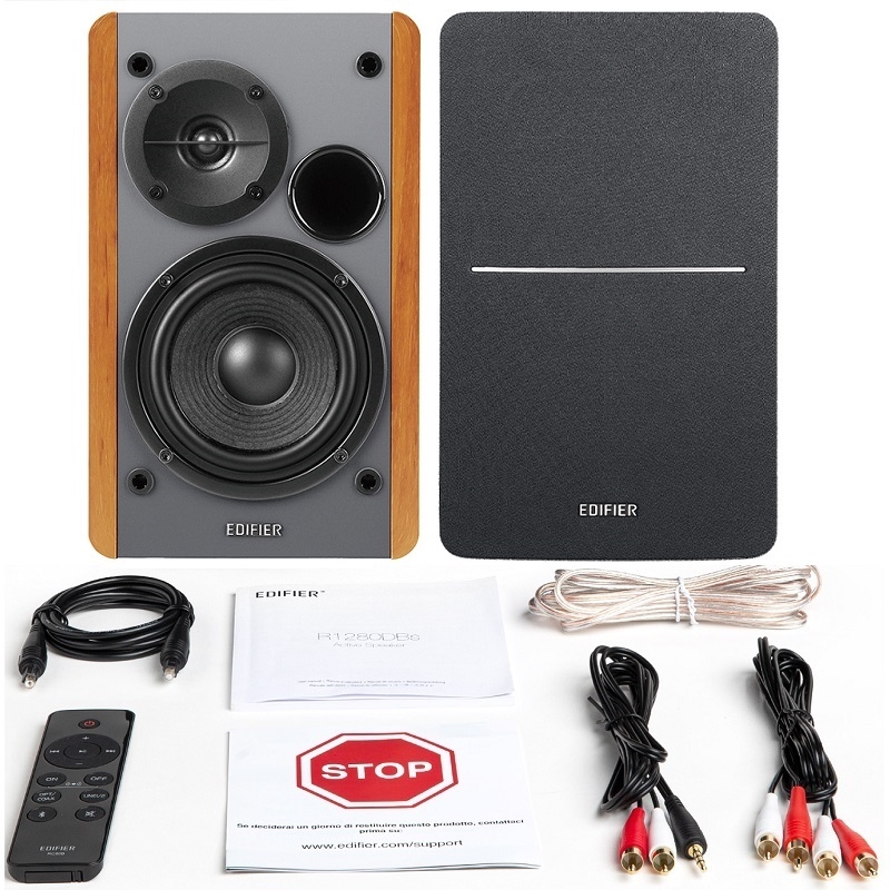 Edifier R1280DBs Wireless Bluetooth 5.0 Desktop Bookshelf Speakers ...