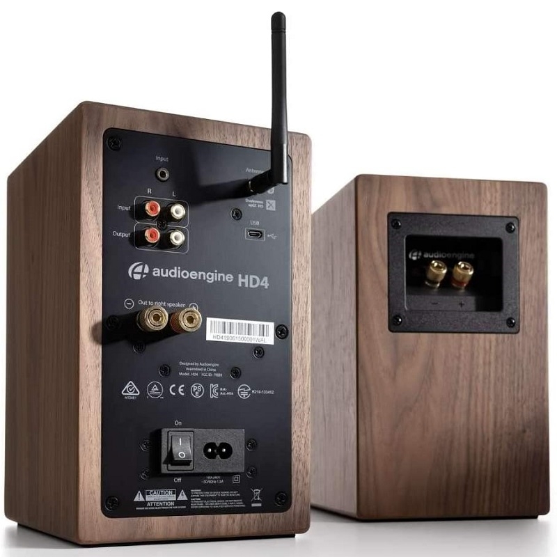 HD4 Wireless Bluetooth 2.0 Desktop Bookshelf Speakers | Audioengine Singapore