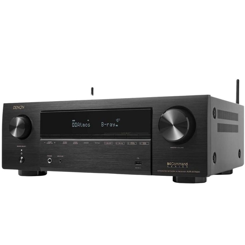 AVR-X1700H Multi-Room Wireless Bluetooth/WiFi/Ethernet Network Streamer ...