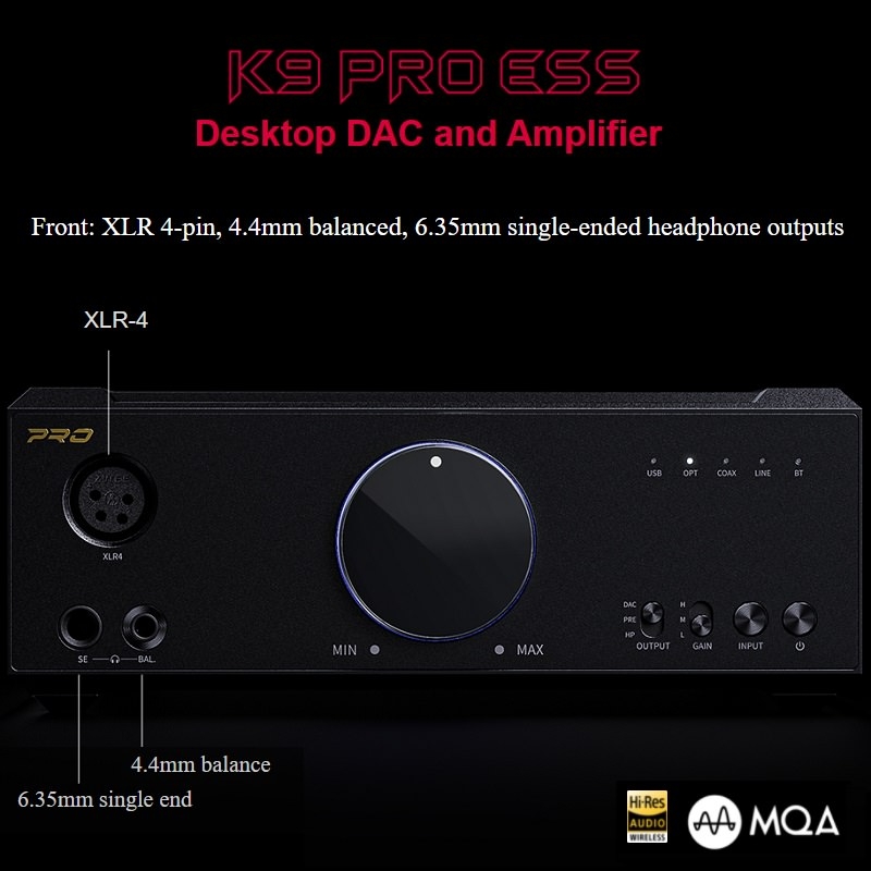K9 Pro ESS Desktop Headphone Amplifier & USB DAC | FiiO Singapore