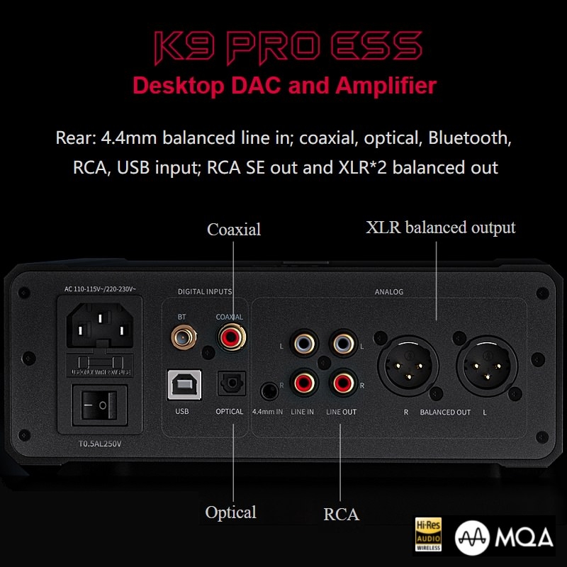 K9 Pro ESS Desktop Headphone Amplifier & USB DAC | FiiO Singapore