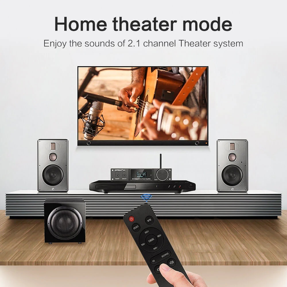 D05 Wireless Bluetooth Receiver/Streamer & Hi-Fi Integrated Amplifier ...