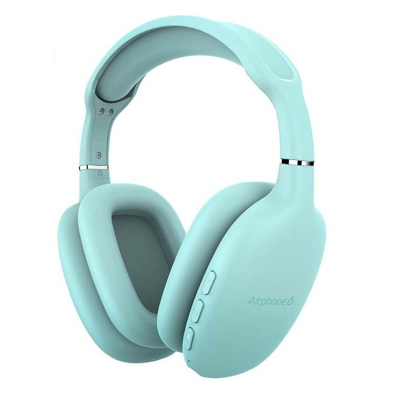 Airphone 6 Wireless Bluetooth Over-the-Ear Headphone with Microphone ...