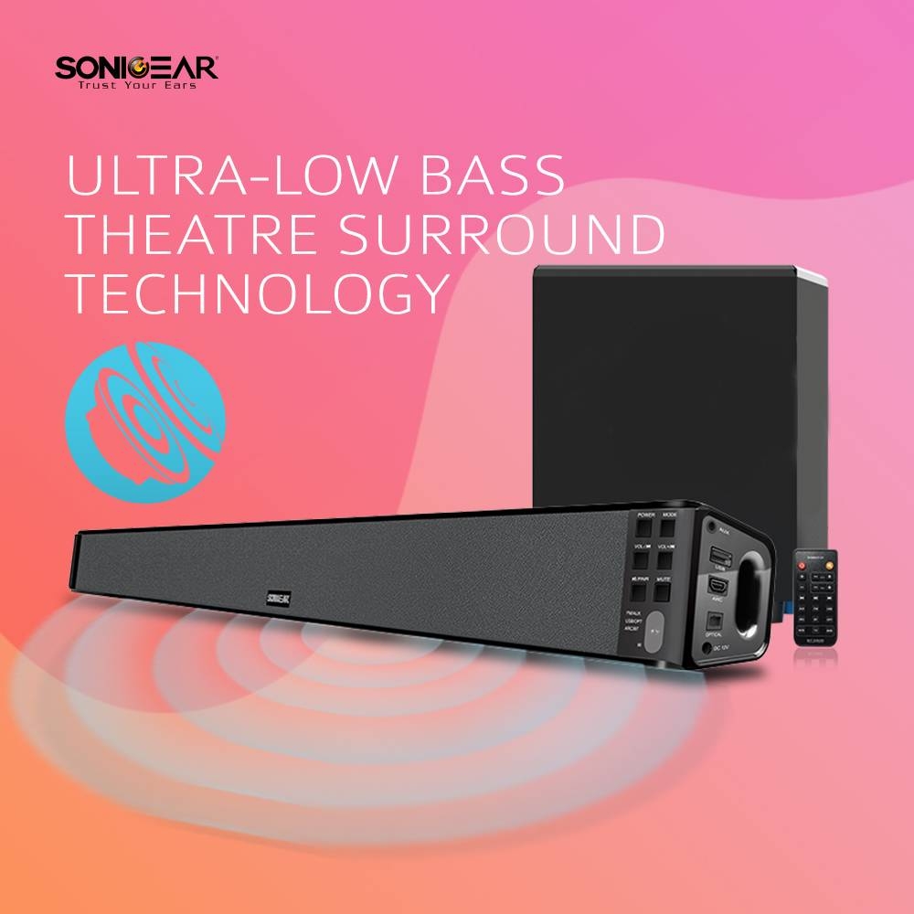 SonicBar BT5500 Wireless Soundbar with Subwoofer l SonicGear Singapore