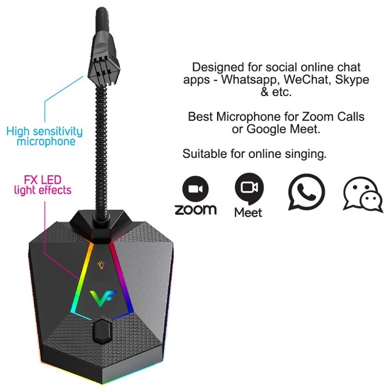 DM 100 Multimedia Omni-directional USB Microphone l Vinnfier Singapore