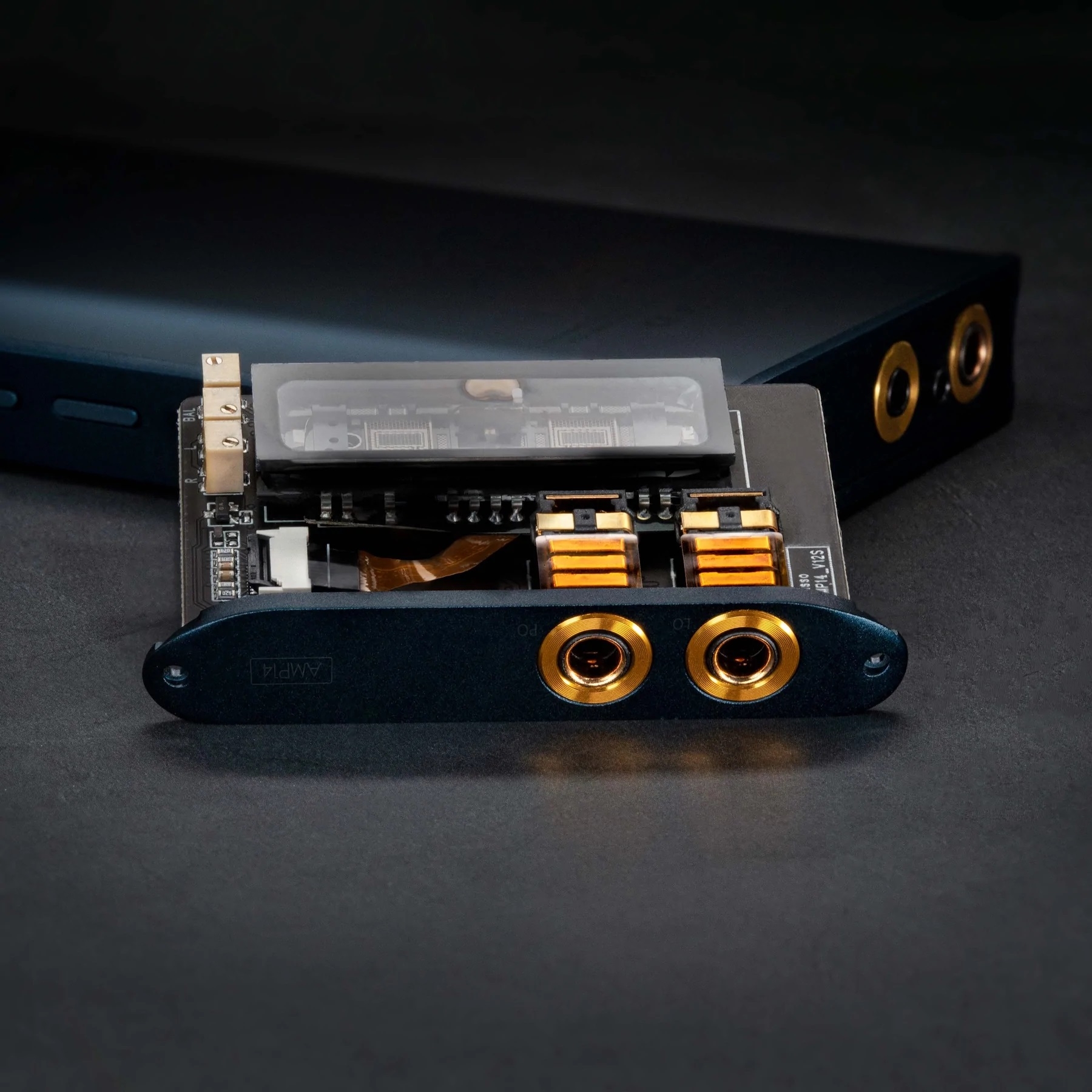 AMP14 Dual 4.4mm Balanced 3CH Vacuum Nutube Amplifier Card for iBasso DX300/DX320 -Black l ...