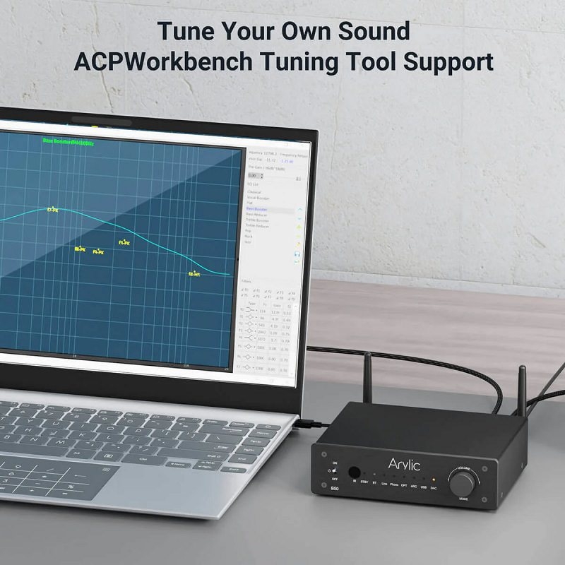 B50 Wireless Bluetooth Transceiver/Streamer Hi-Fi Integrated Amplifier ...