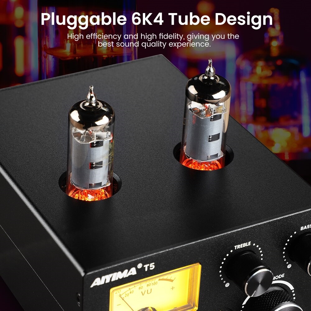 T5 Wireless Bluetooth Receiver/Streamer Hi-Fi Integrated Amplifier ...