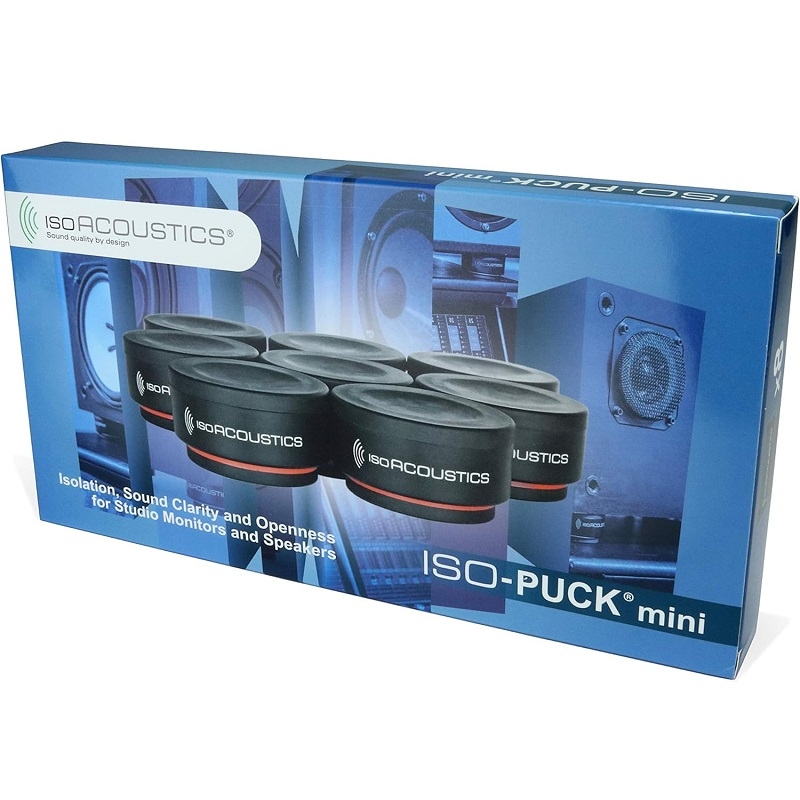 IsoAcoustics ISO-PUCK mini Desktop/Floor Acoustic Isolators (8 units ...