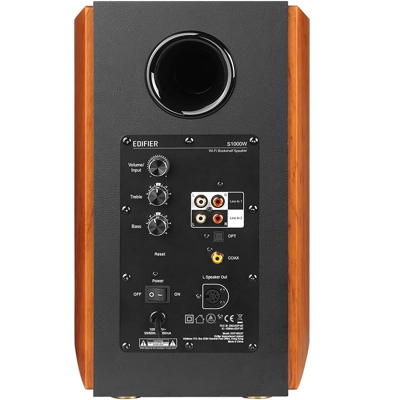 Edifier S1000W Multi-Room Wireless Bluetooth/WiFi Desktop Bookshelf ...