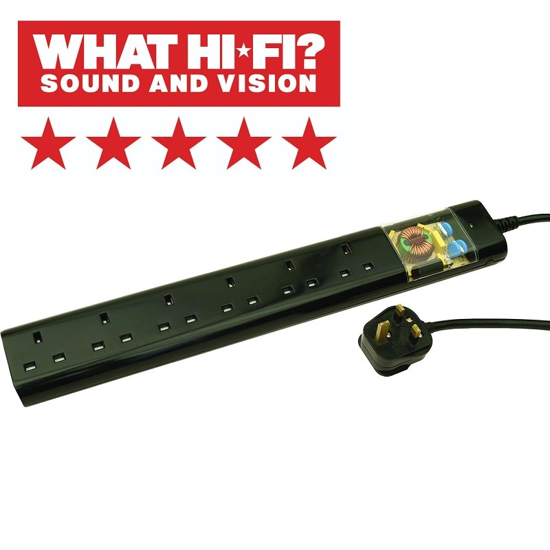 CS947 Low Noise 6-Way Power Regulator AC Mains Line Conditioner with ...